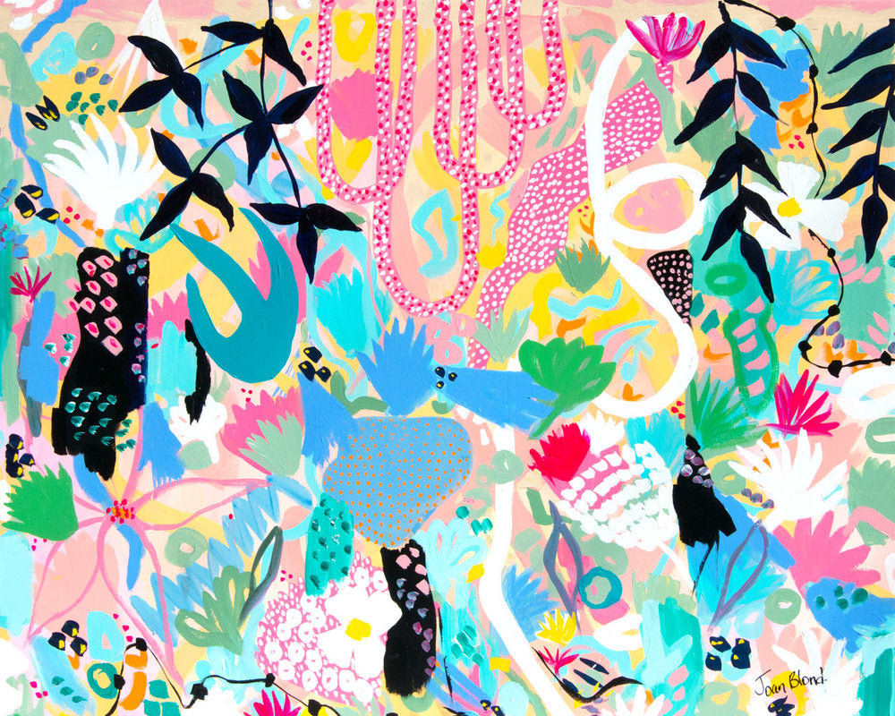 SPRING BREEZE - Exclusive Run - Print ONLY (UNFRAMED) – Joan Blond Art